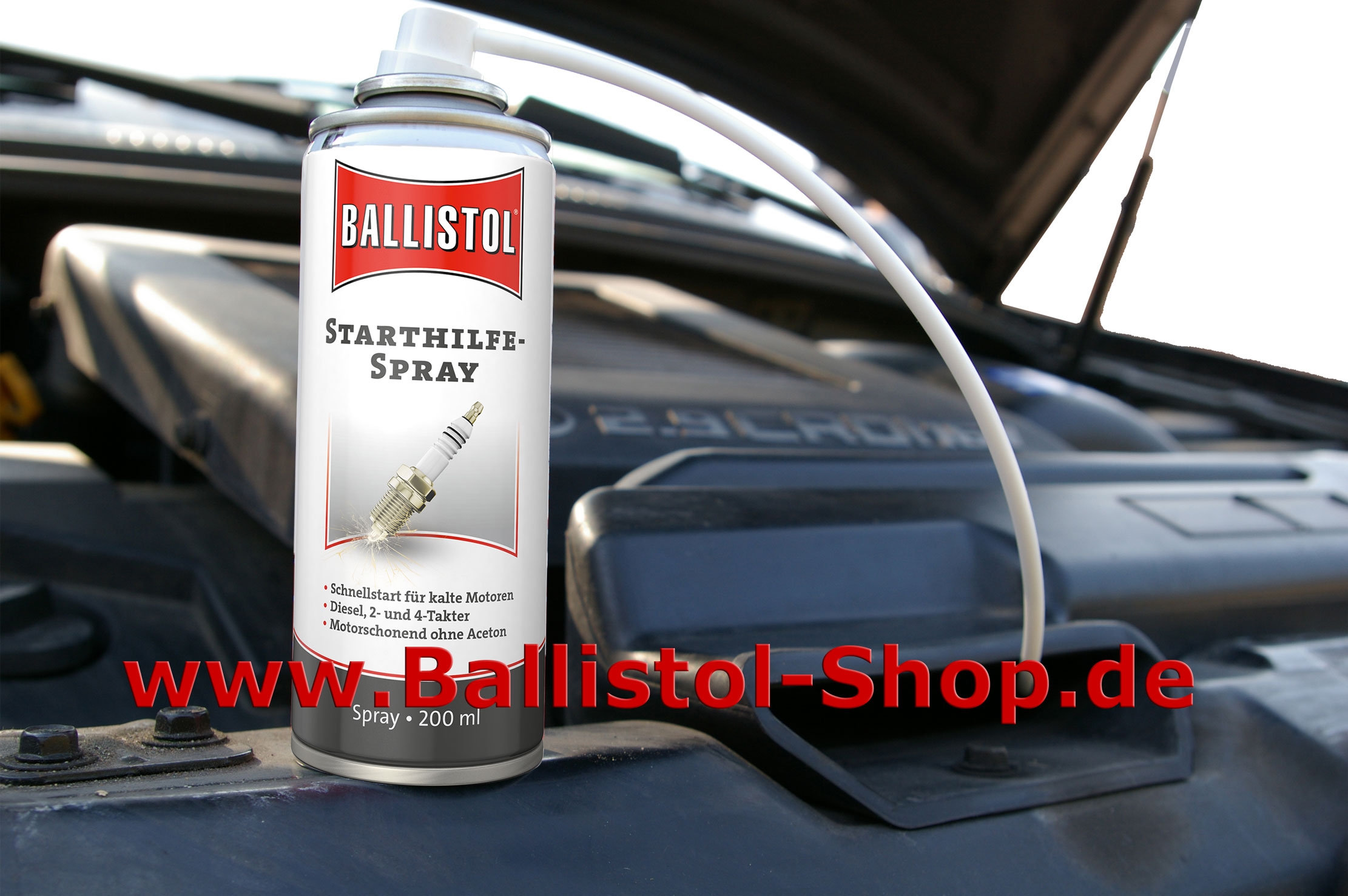 Starthilfe-Spray und Kaltstarter für alle Motoren